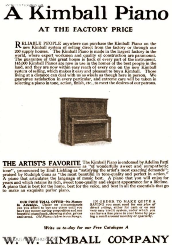 Kimball - Antique Piano Shop, Inc.