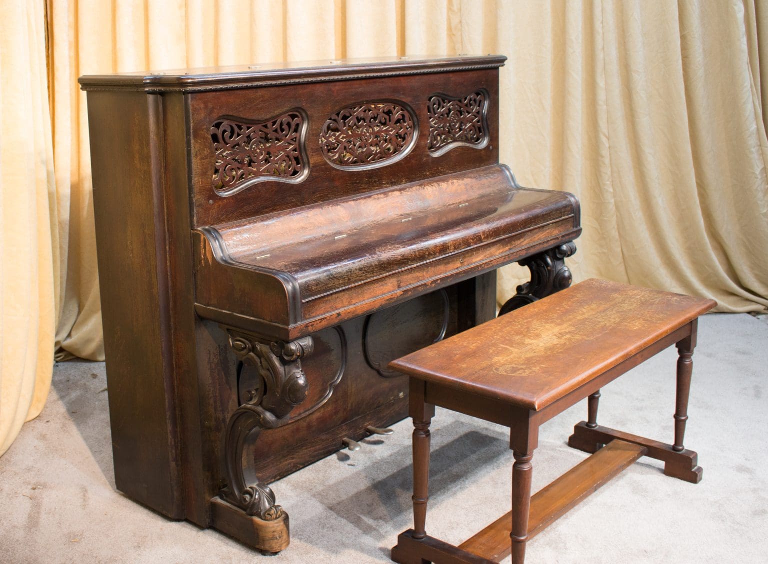 Steinway Victorian Cottage Upright Piano - Antique Piano Shop, Inc.