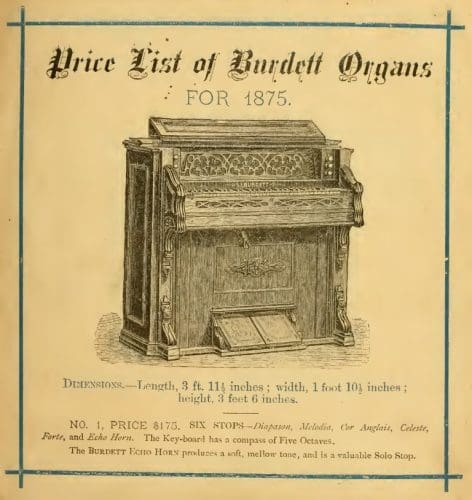 Burdett – Antique Piano Shop, Inc.