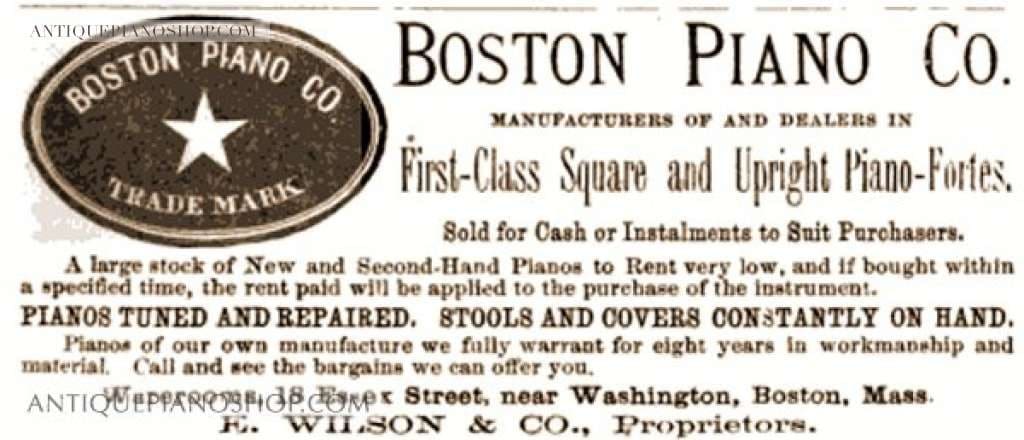 Boston Piano Company – Antique Piano Shop, Inc.
