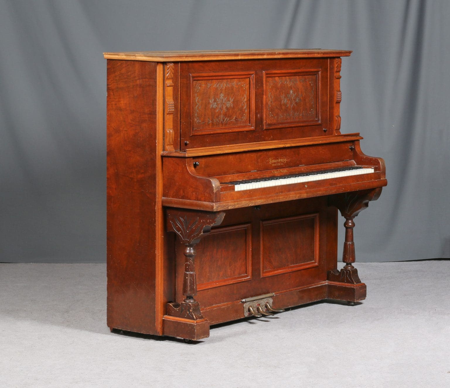 Kingsbury Victorian Upright Piano - Antique Piano Shop, Inc.