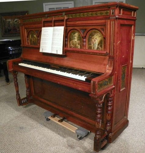 Broadwood Custom Designed Cottage Upright Piano - Antique Piano Shop, Inc.